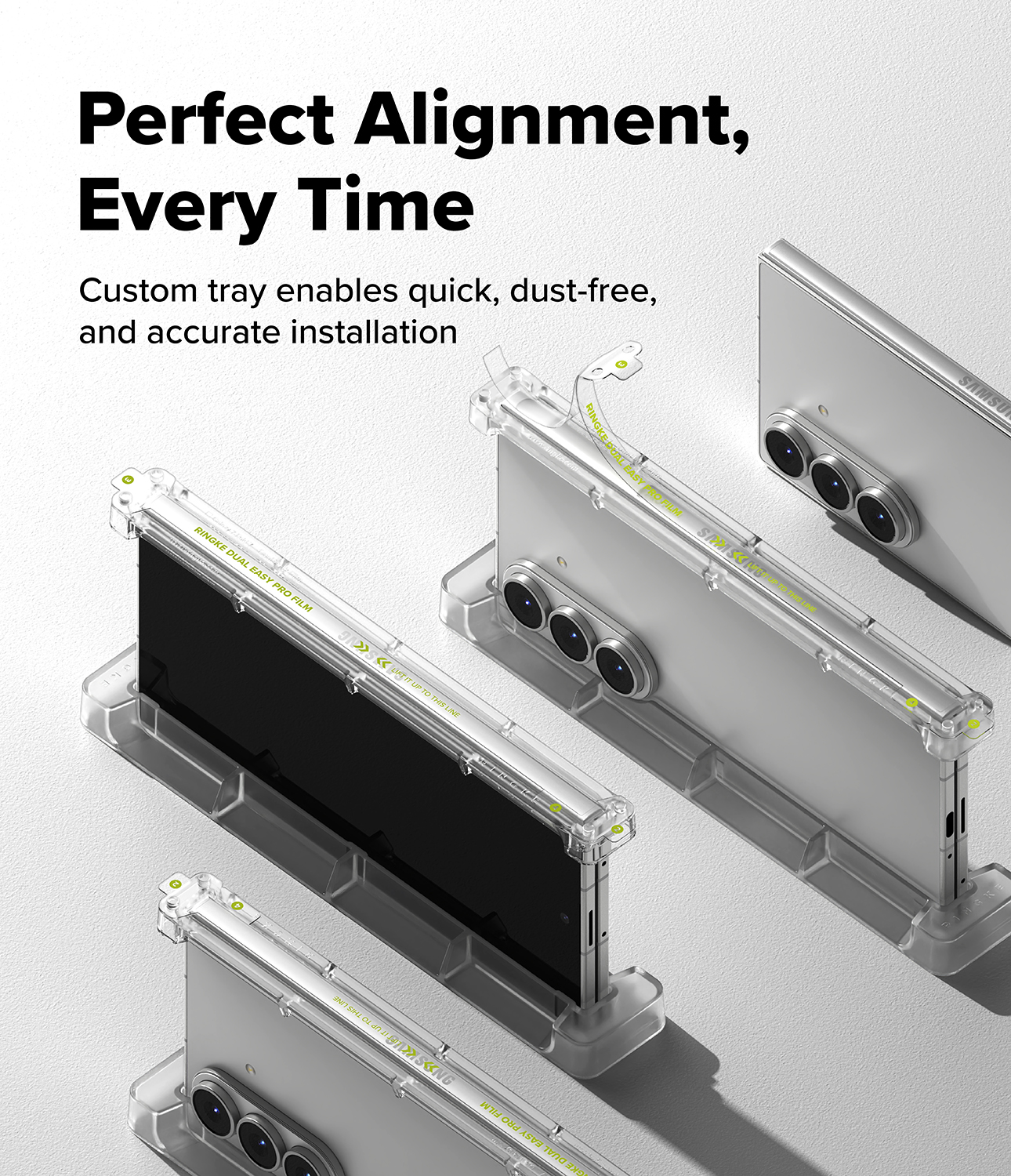 Ringke Hinge Dual Easy Pro Film for Galaxy Z Fold 7 Clear Lightweight ...