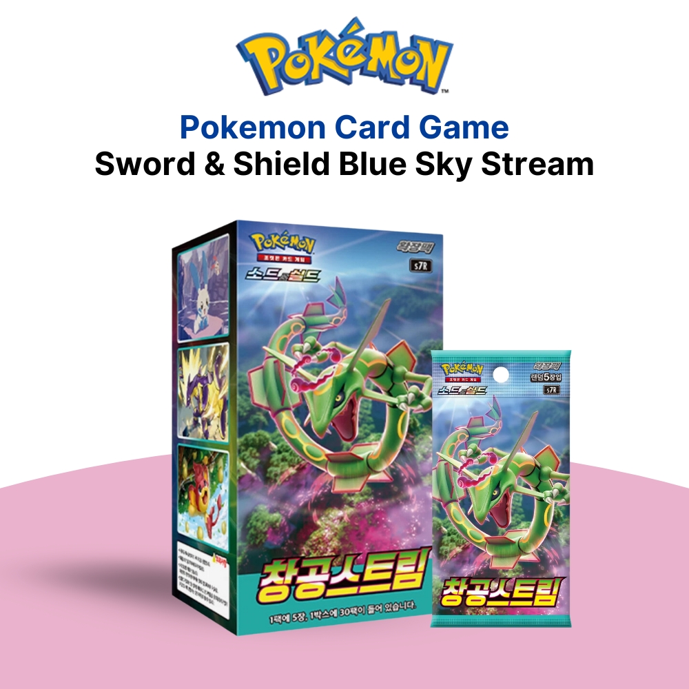 Pokemon Card Game Sword & Shield Blue Sky Stream Booster Box | Shopee ...