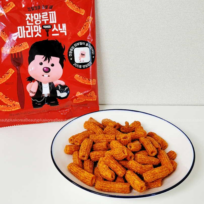 [Korean Snack] Zanmang Loopy Tteokbokki Snack 80g (Hot Pot / Cheese ...