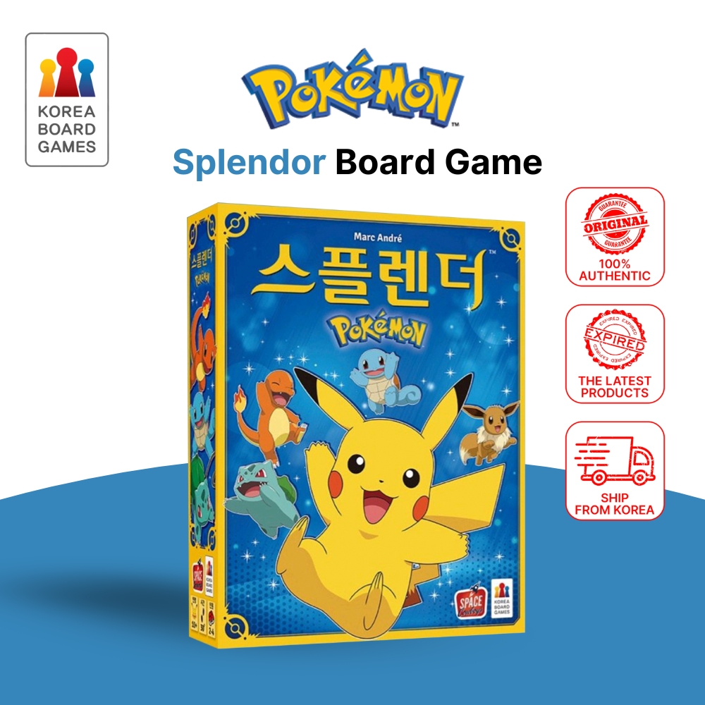 Korea Boardgames Pokemon Splendor Board game | Shopee Philippines