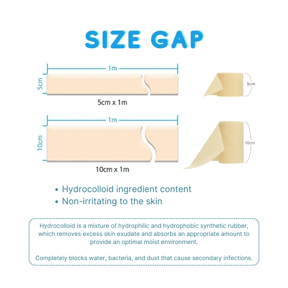 NEO Derm Protective Hydrocolloid Sheet Roll | Custom Size Pimple & Spot ...