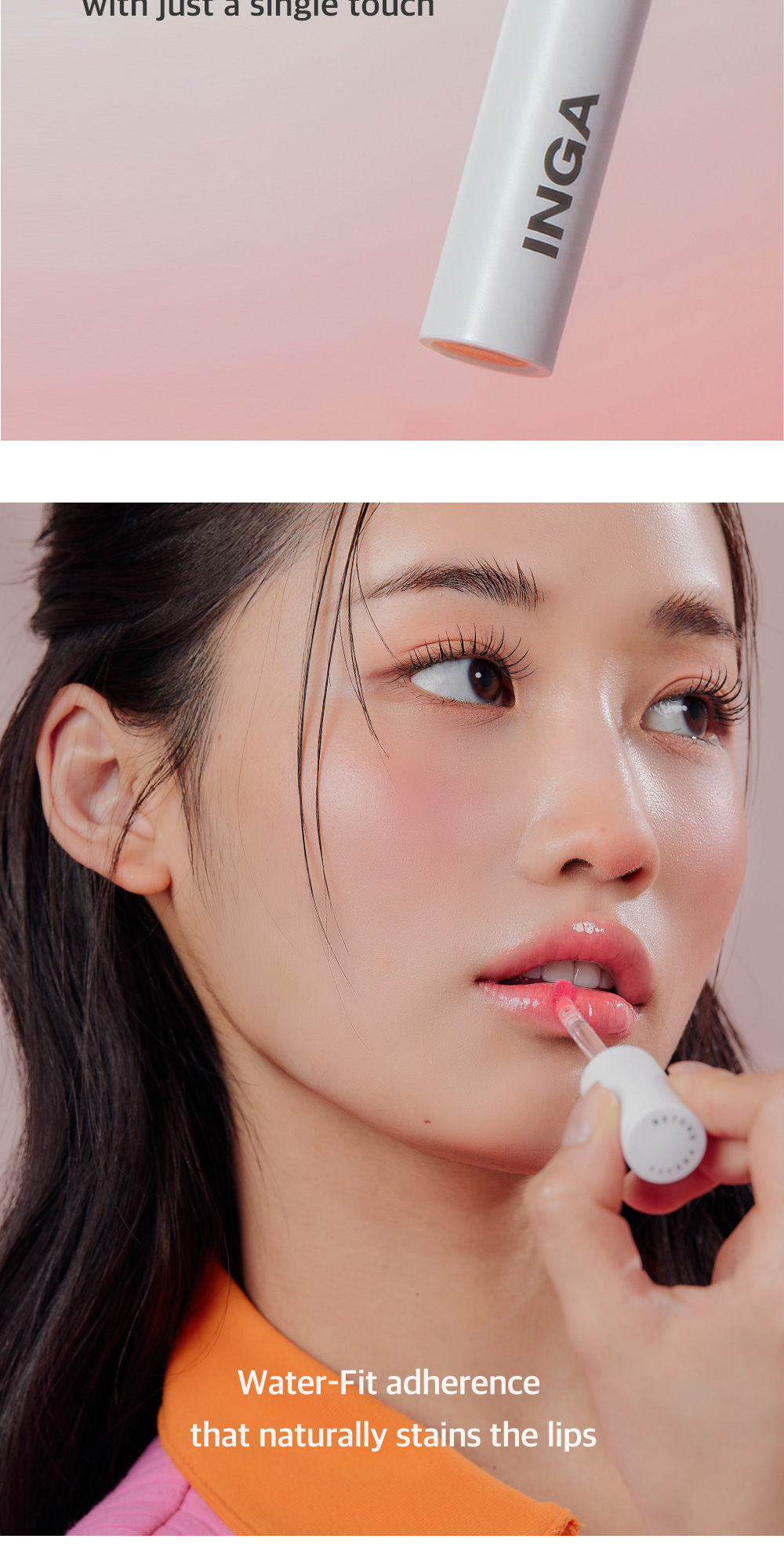 INGA Glassy Water Glow Lip Tint (SNOWY/ GLASSY_13 colors) | Shopee ...