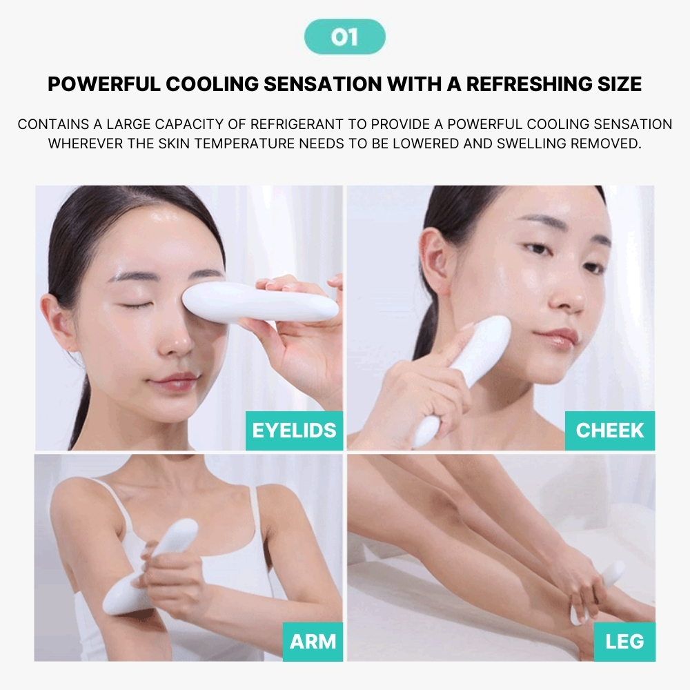 Fillimilli Olive Young Cooling Massager Face / Body / Leg / Chin / Body ...