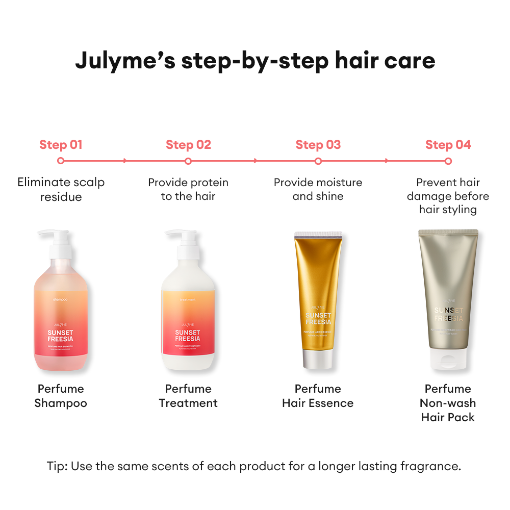 Julyme Bundle of 4 / Full Bloom Perfume Shampoo 500ml Plus Treatment ...