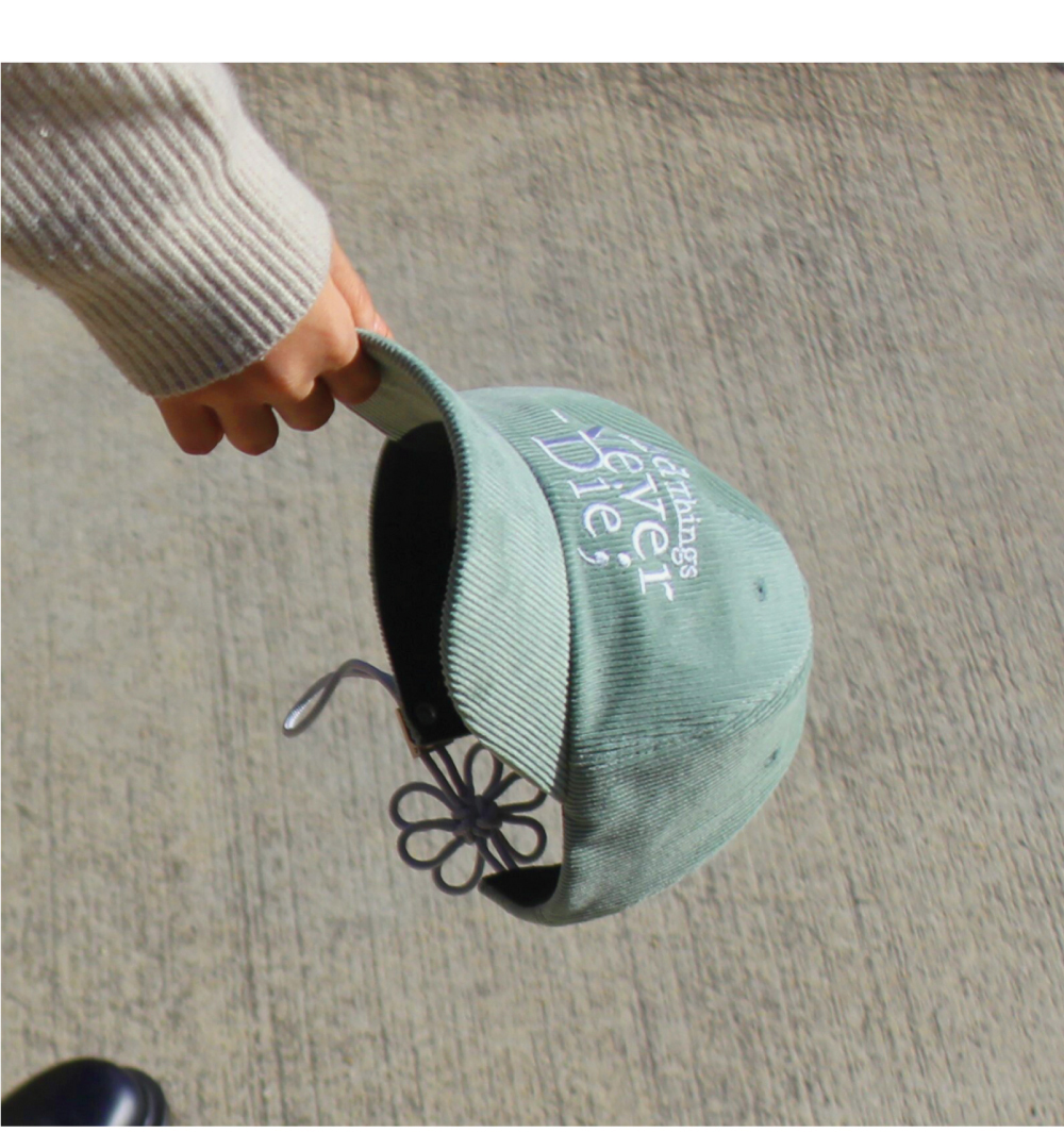 [ONGO OLD THINGS NEVER DIE] [CORDUROY FLOWER] KNOT CAP | Shopee Philippines