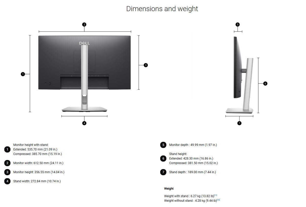 [New Model] Dell Pro 27 Plus QHD Monitor - P2725D 2k Resolution 100hz ...