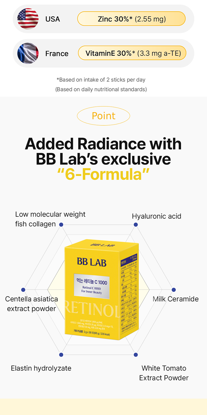 BBLAB Retinol Vitamin C 1000 (2g*30sticks) | Shopee Philippines