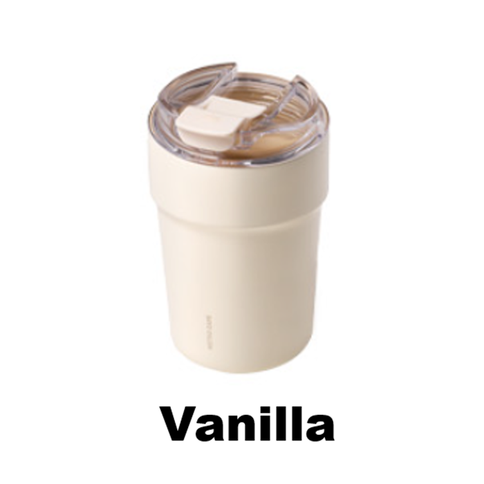 [LocknLock] Metro Cafe Ceramic Tumbler 400ml LHC4356 (Vanilla ...