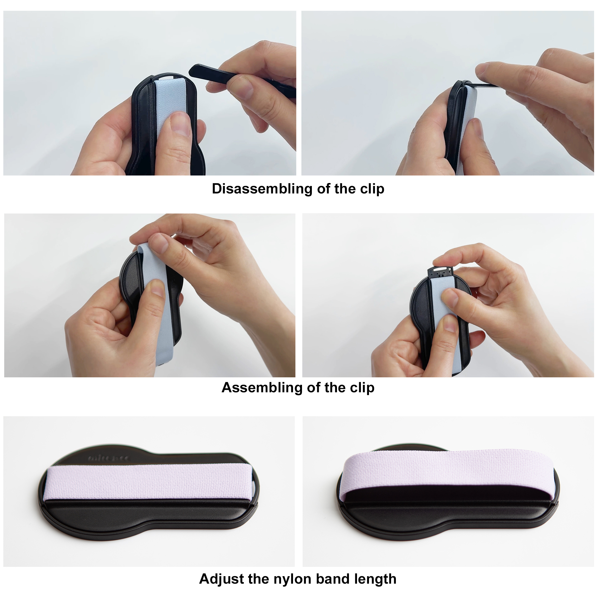 WiLLBee CLIPON Magnet Finger Pad (Compatible with MagSafe) Hand Strap for eBook Reader and Cell ...