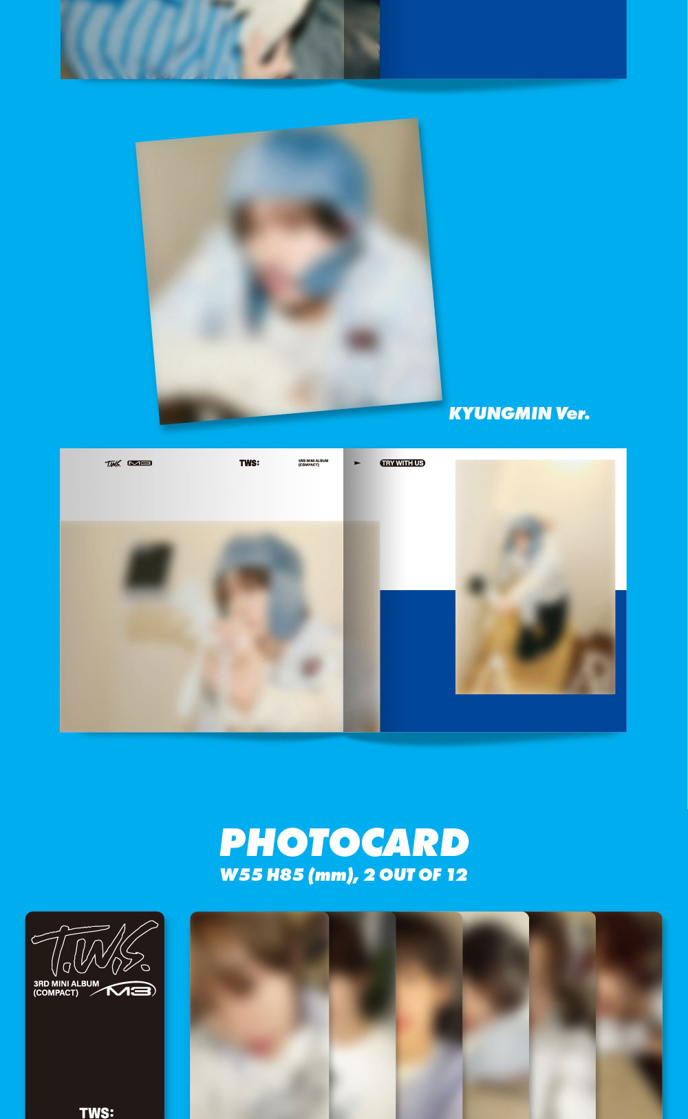 [POB] (Compact Ver.) TWS [TRY WITH US] 3rd Mini Album (21st Apr.2025 ...