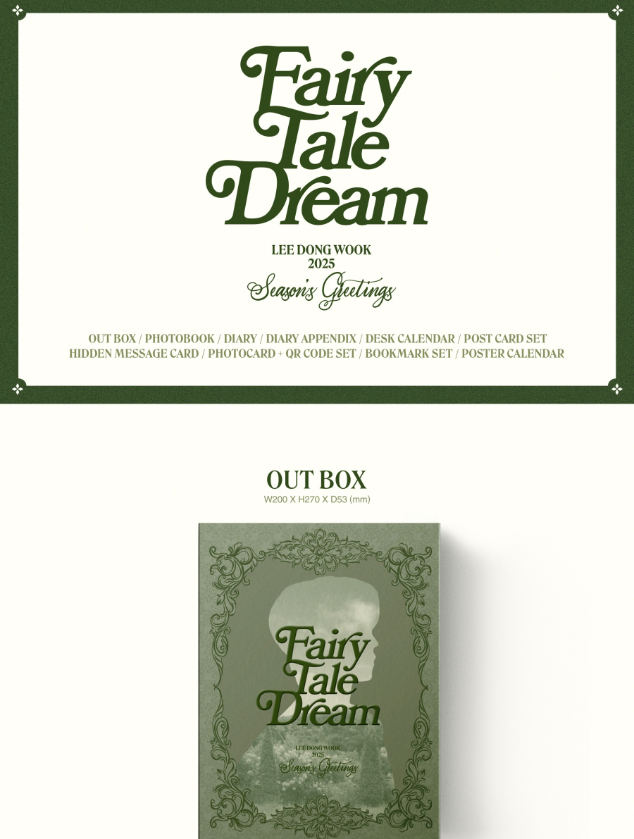 [POB] LEE DONGWOOK - 2025 SEASON'S GREETINGS [Fairy Tale Dream] (11th ...