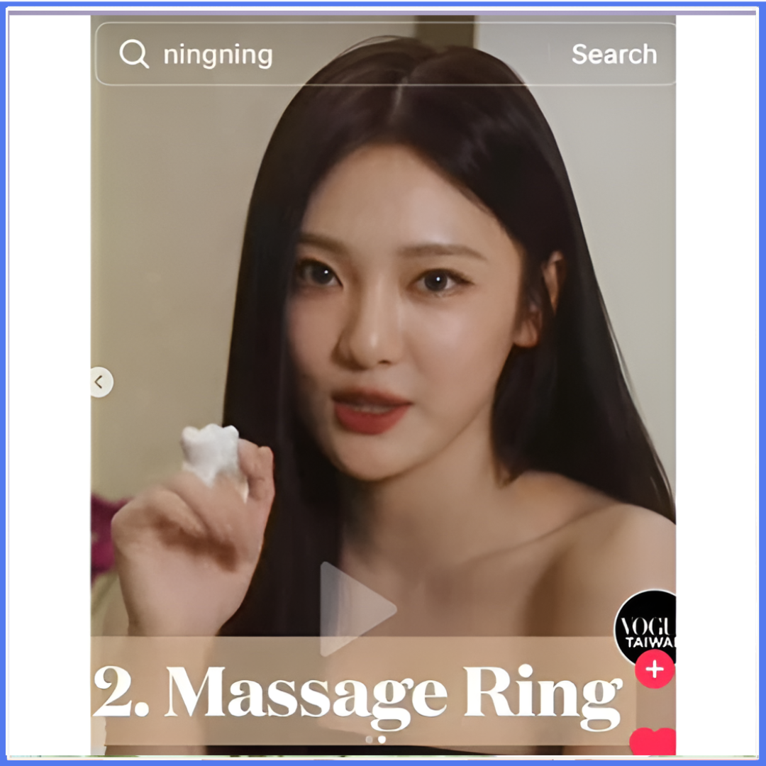 Haua Ring Gua Sha — Worn by aespa NingNing, Viral Beauty Tool | Shopee ...