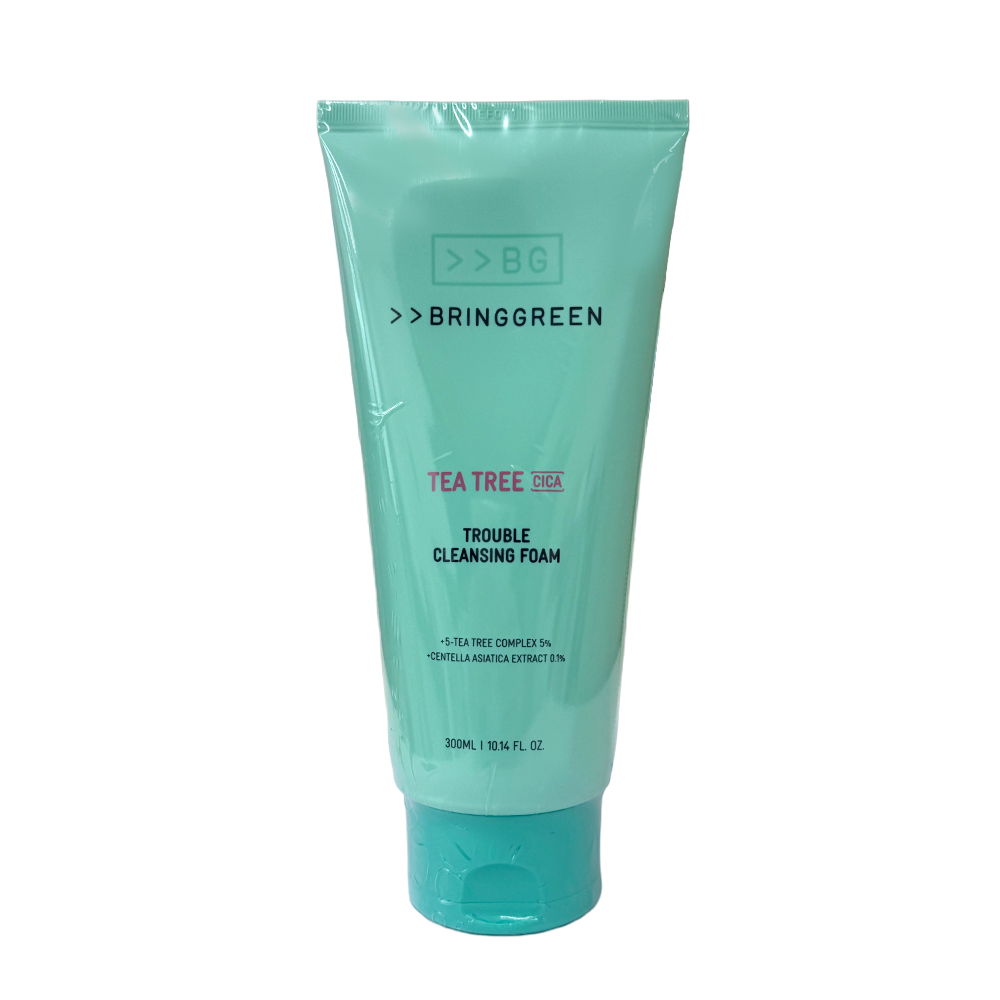 [BRINGGREEN] BRING GREEN Tea Tree Cica Trouble Cleansing Foam 300ml ...