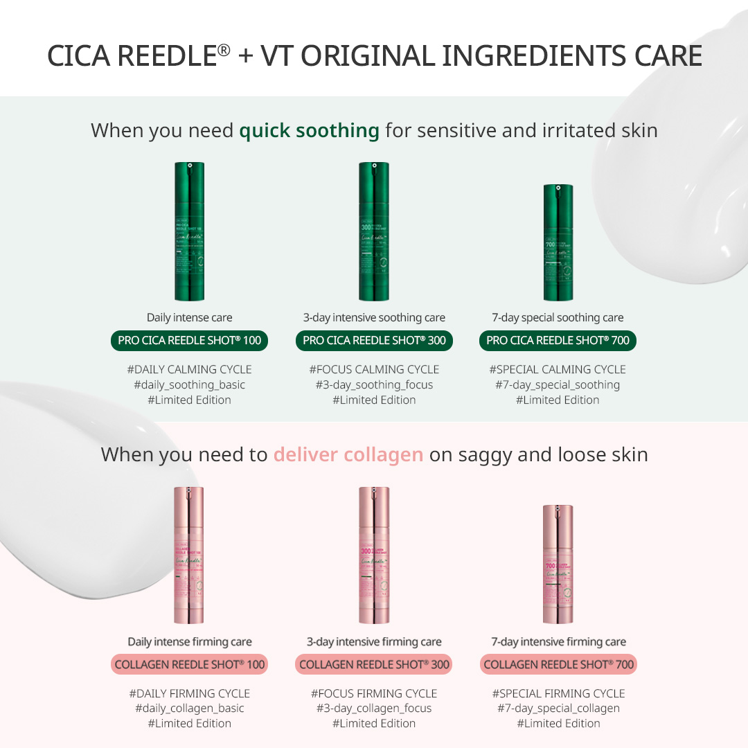 [VT] Red Booster Reedle Shot Slow Aging Care & Skin nourishment ...