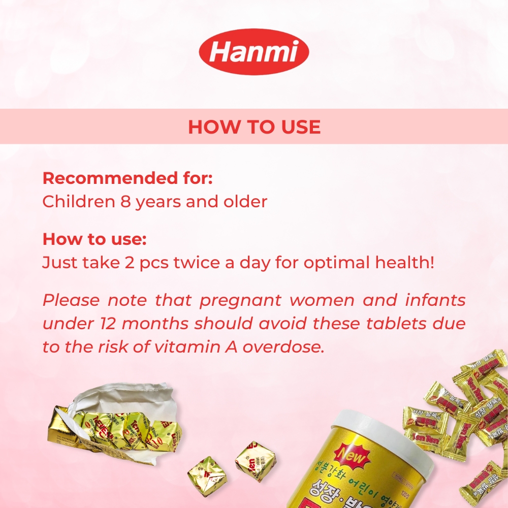 Hanmi Tenten Strawberry Chewable Candy 120pcs | Fruity Korean Snack ...