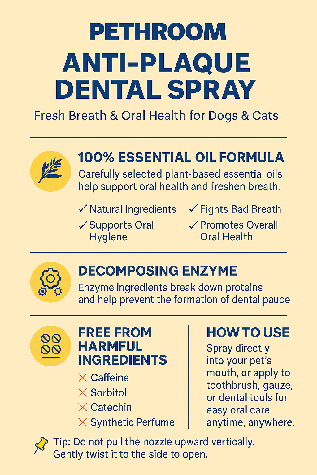 [Pethroom] Anti-plague Dental liquid (No gas) | Shopee Philippines