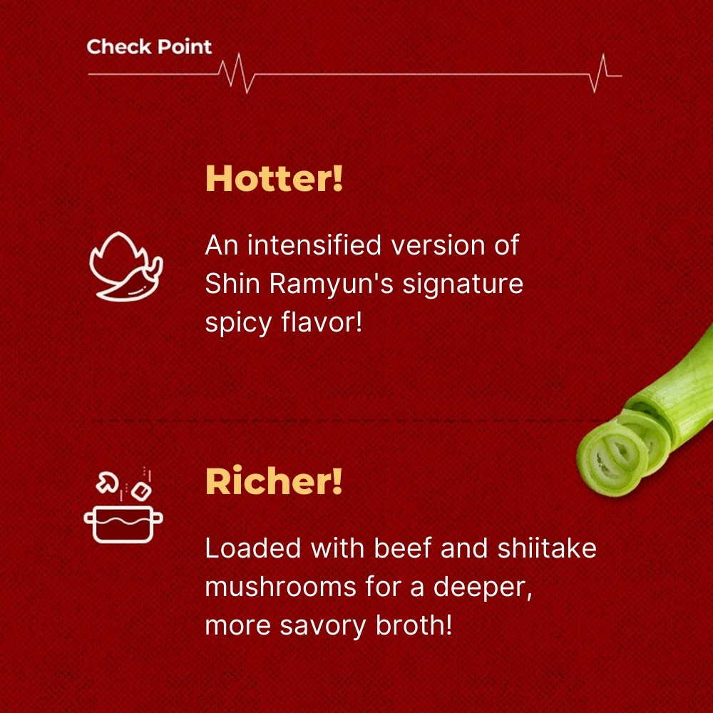 Nongshim Shin Ramyun The RED – 4-Pack | Extra Spicy Limited Ramen from ...