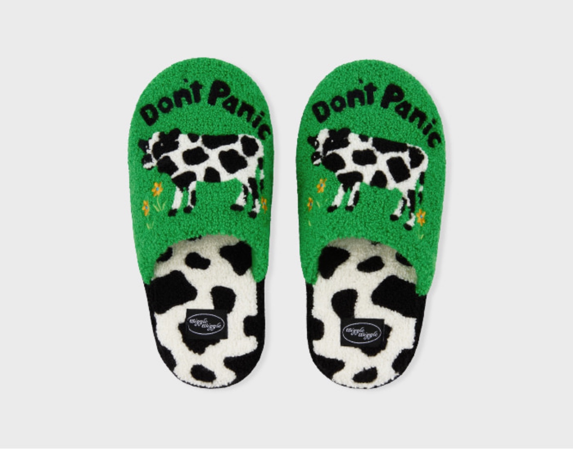[Wiggle Wiggle] KIDS TERRY HOME SLIPPER - Don't Panic Green | Shopee ...