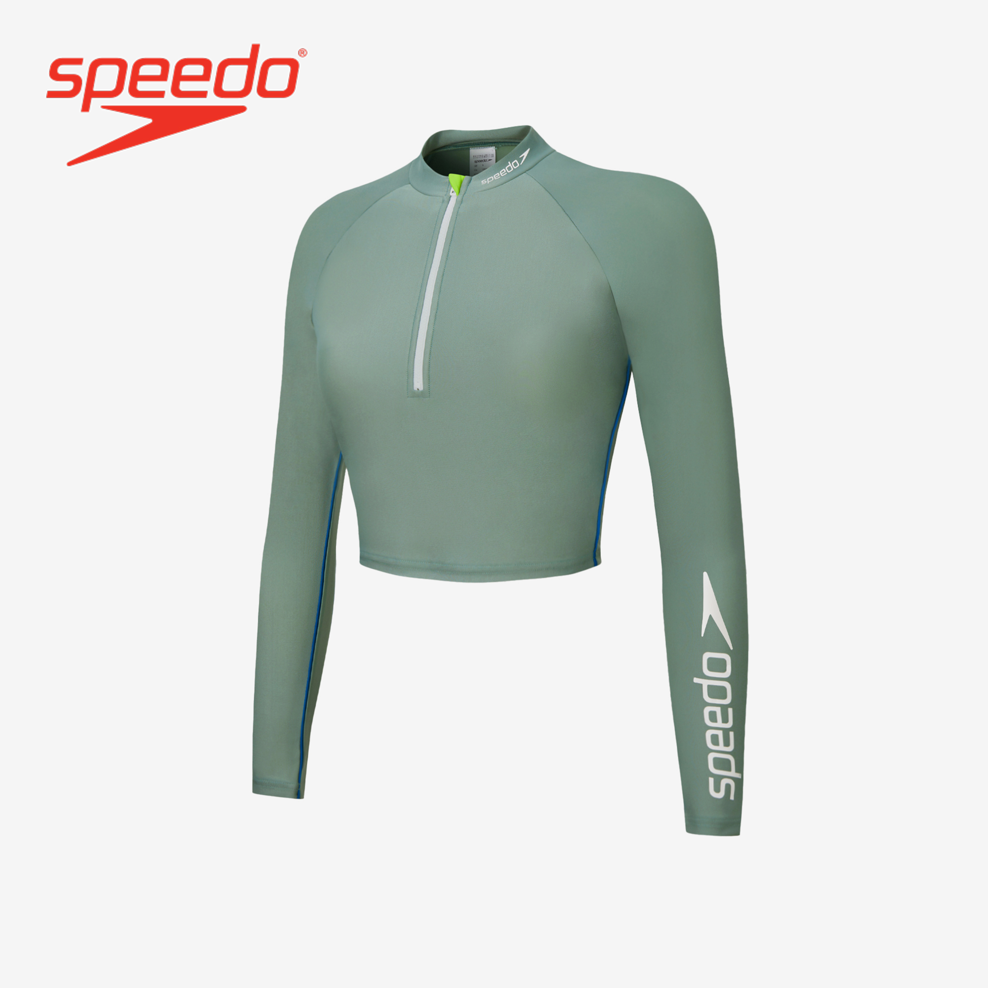 Speedo Womens Swimwear - Speedo Wavechasers Women Long Sleeve Green ...