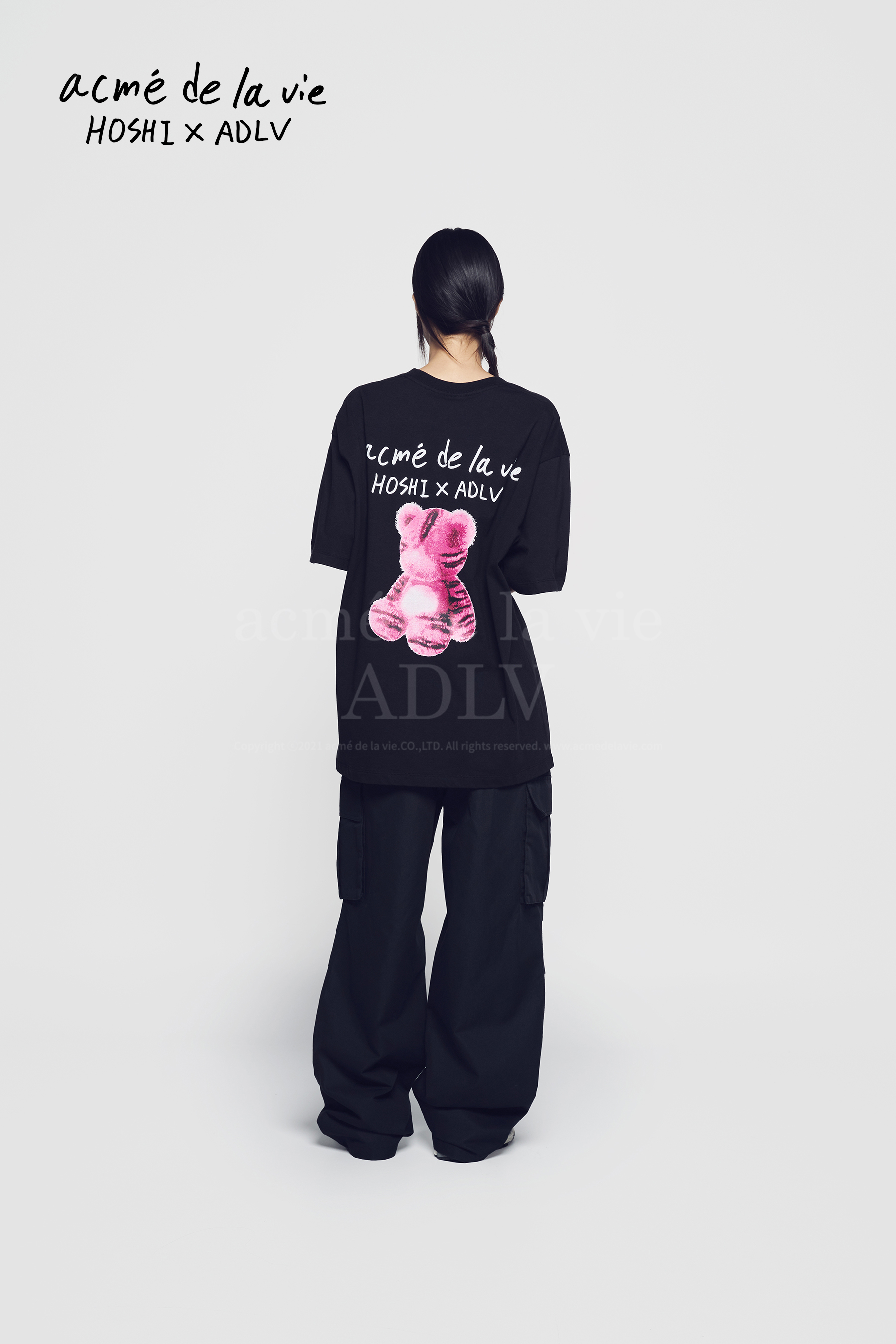 [acme de la vie ADLV] HOSHI X ADLV TIGER FIGURE SHORT SLEEVE T-SHIRT ...