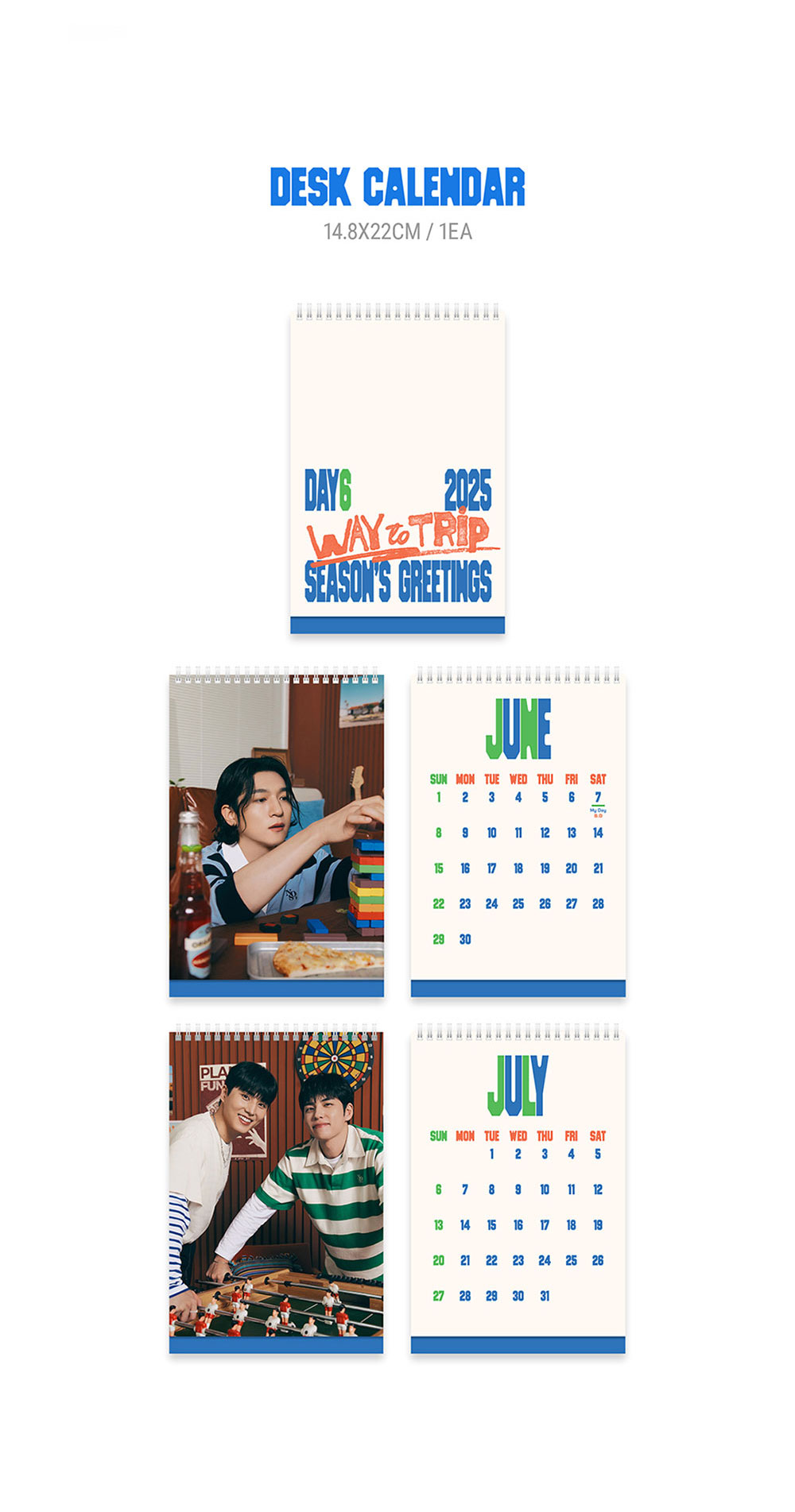 [POB] DAY6 [WAY to TRIP] 2025 SEASON'S GREETINGS (20th Dec.2024 ...
