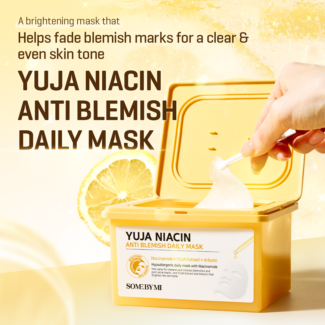 [NEW LAUNCH] SOME BY MI Yuja Niacin Anti-Blemish Daily Mask 30EA ...