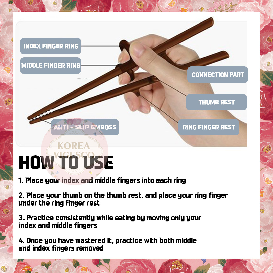 [Edison] Adult Training Chopsticks Helper / Chopsticks Practice / left ...