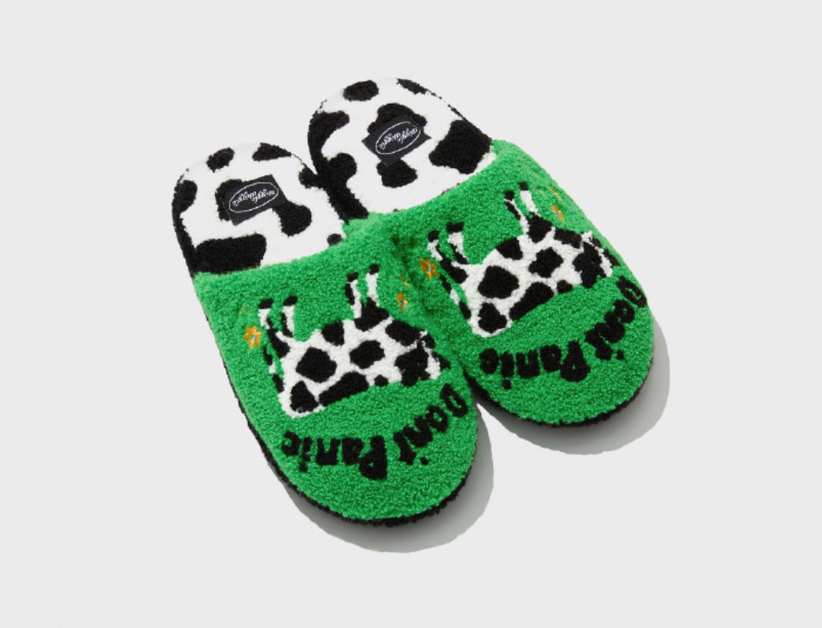 [Wiggle Wiggle] KIDS TERRY HOME SLIPPER - Don't Panic Green | Shopee ...