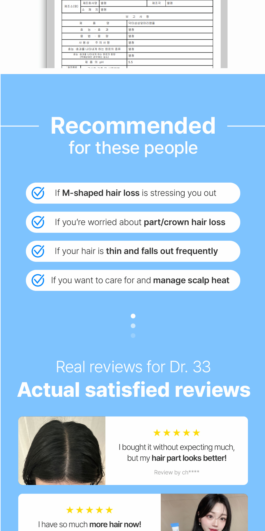 [Seapuri Official] Dr.33 Scalphy Anti Hair Loss Ampoule | Scalp Health ...