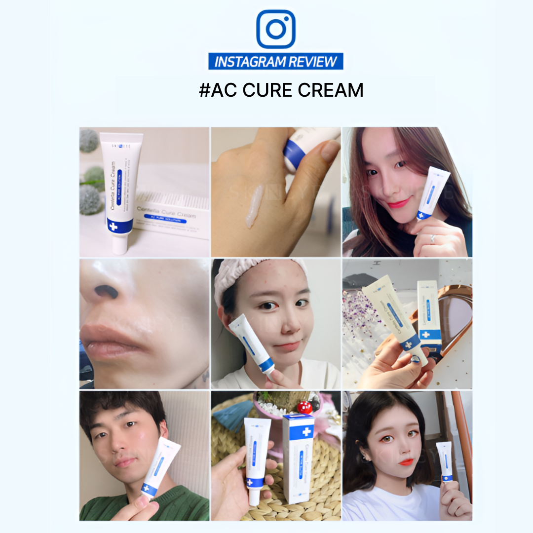 [SKINEYE] AC Pure Centella Cure Cream - 20ml, Korean Pimple Acne Scar ...