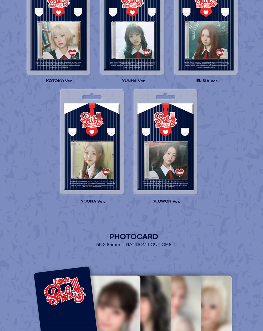 [POB] (Keyring Ver.) UNIS [SWICY] 2nd Mini Album (16th Apr.2025 ...