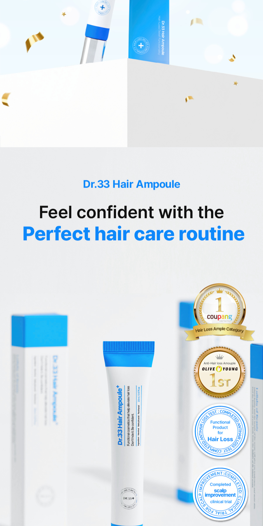 [Seapuri Official] Dr.33 Scalphy Anti Hair Loss Ampoule | Scalp Health ...