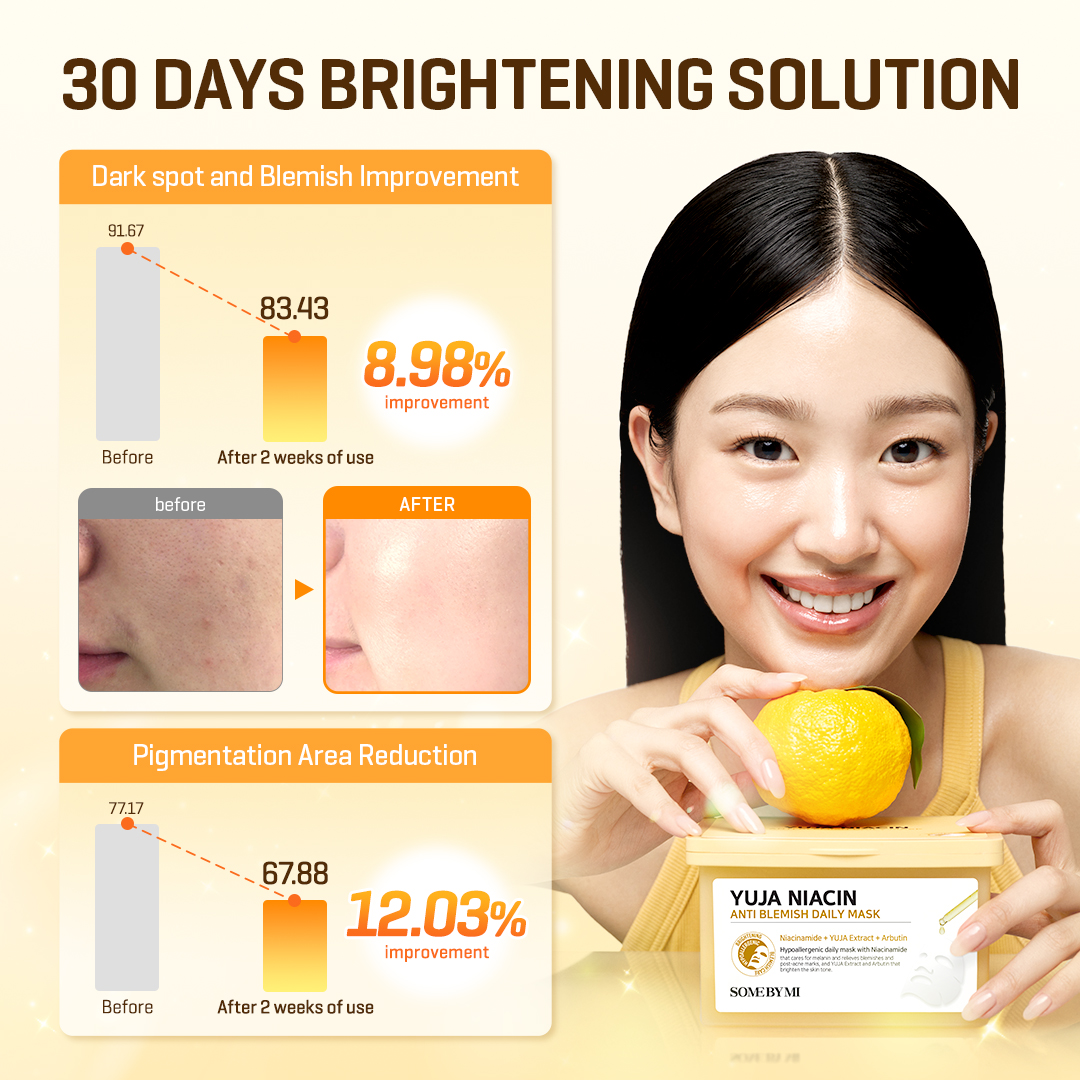 [NEW LAUNCH] SOME BY MI Yuja Niacin Anti-Blemish Daily Mask 30EA ...