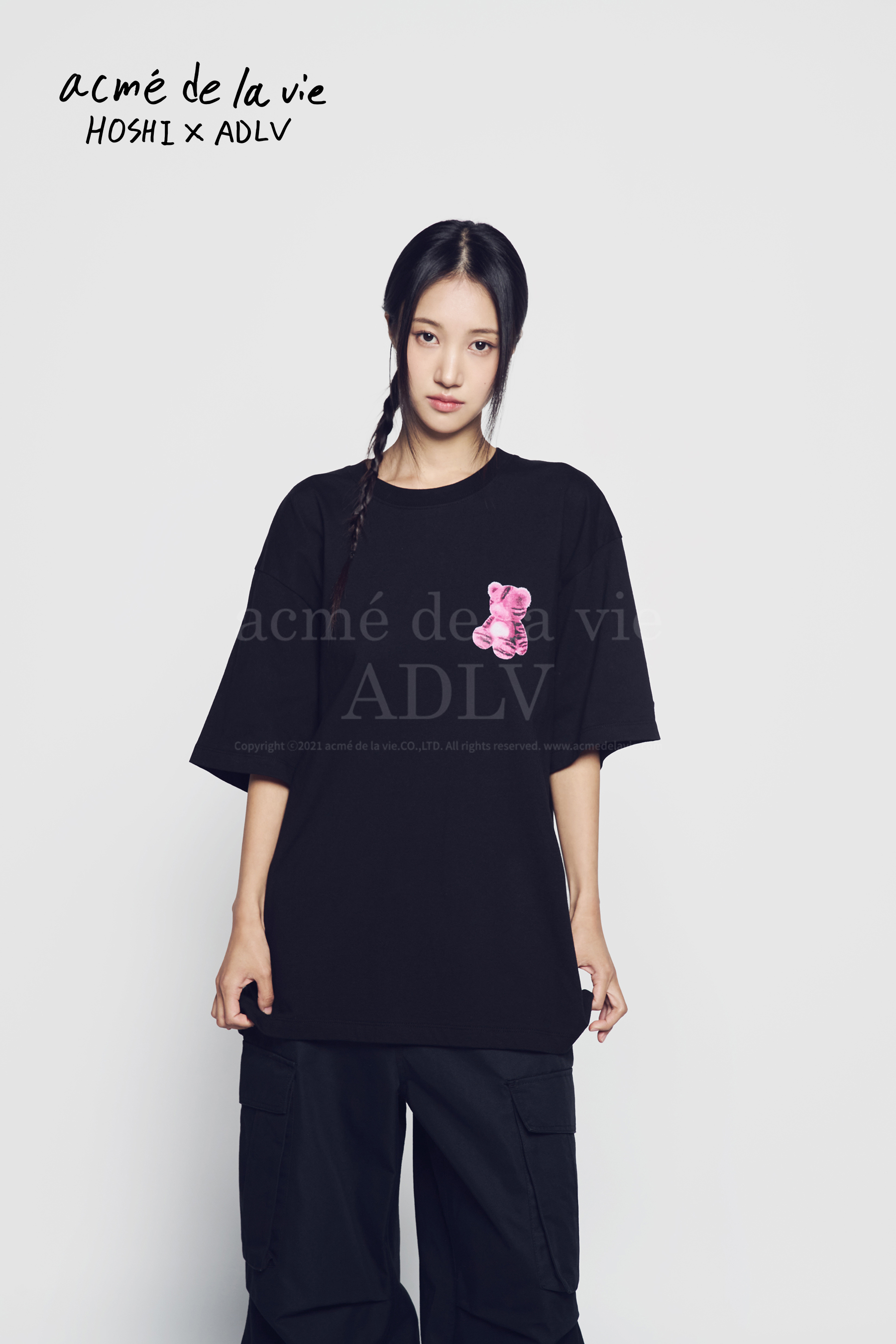 [acme de la vie ADLV] HOSHI X ADLV TIGER FIGURE SHORT SLEEVE T-SHIRT ...