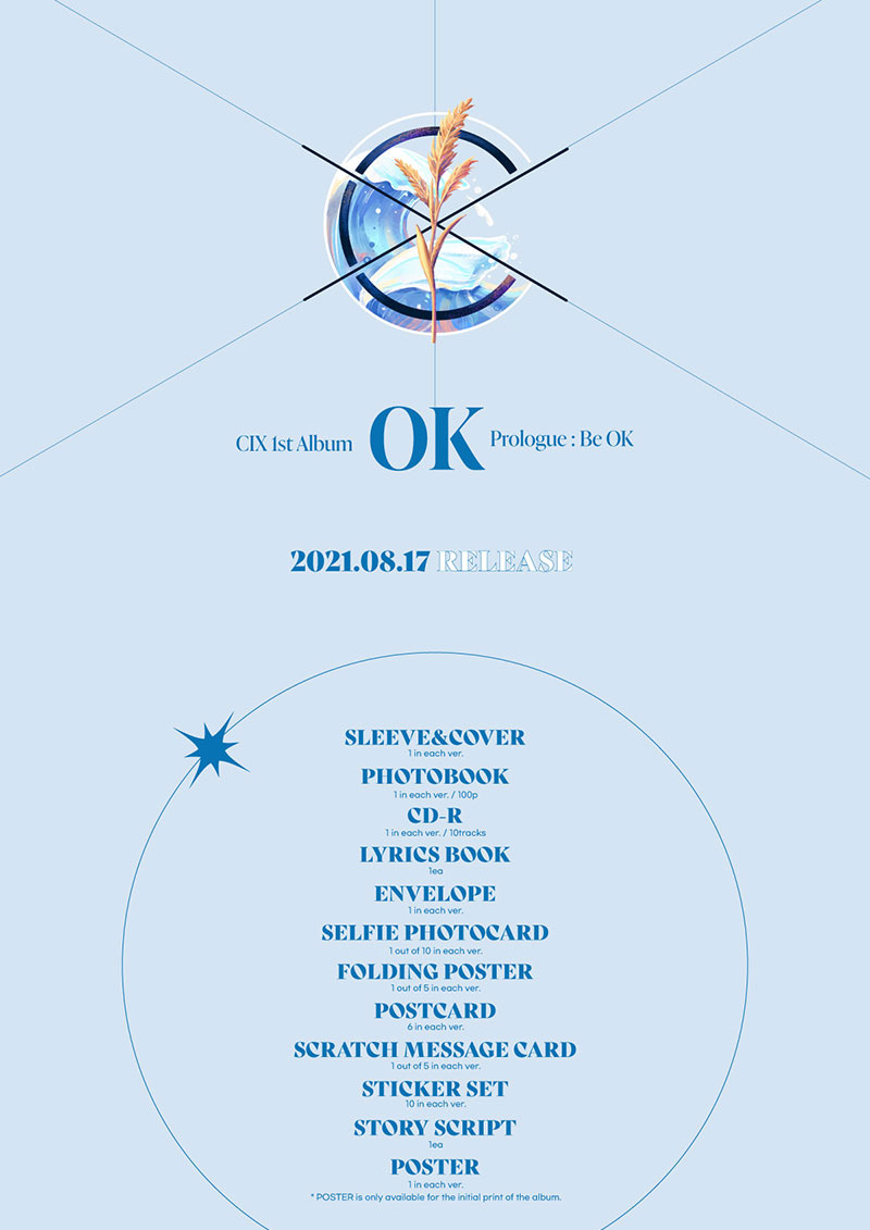 CIX ['OK' Prologue : Be OK] 1st Album (2021) | Shopee Philippines