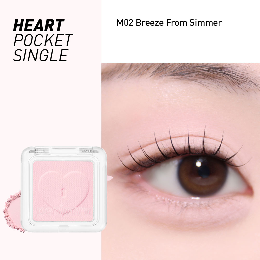 [PERIPERA] Heart Pocket Single Eyeshadow 19 Color l Curated Color ...