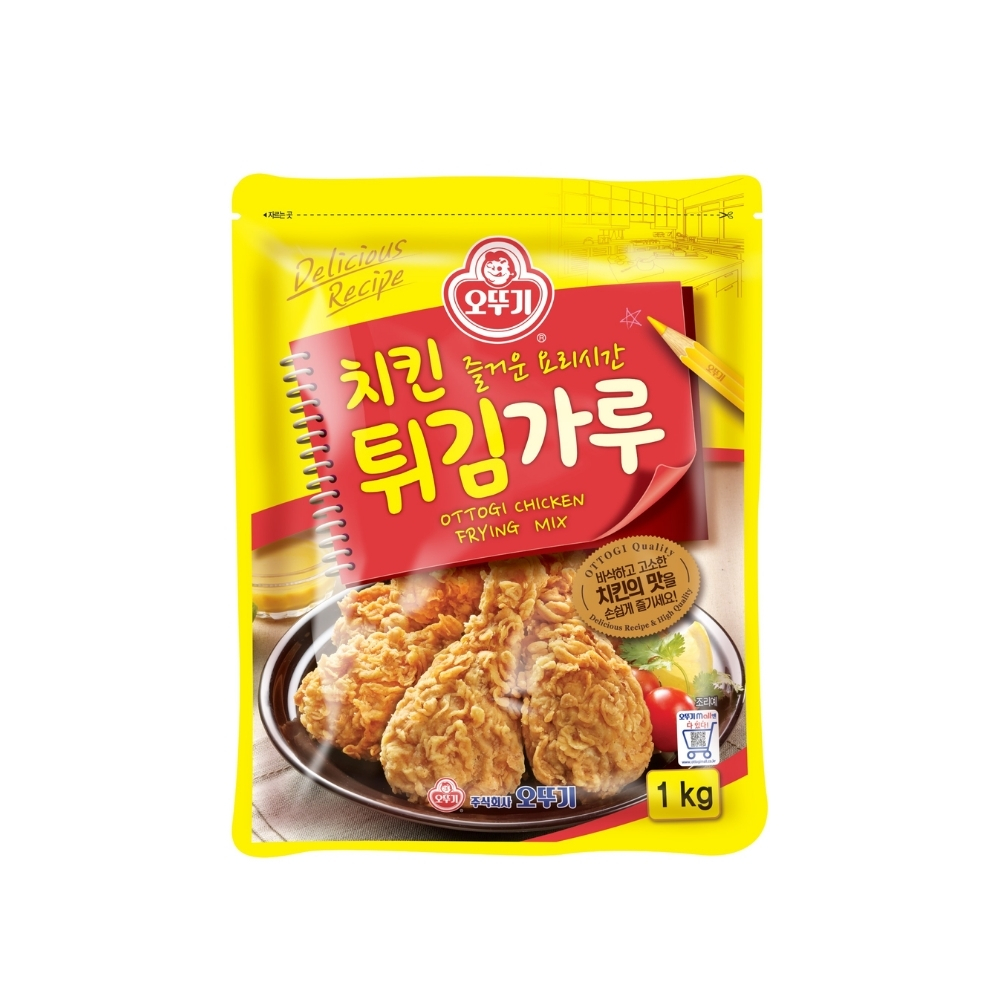Ottogi Korean Chicken Frying Mix Powder 1kg – Crispy Coating Flour ...