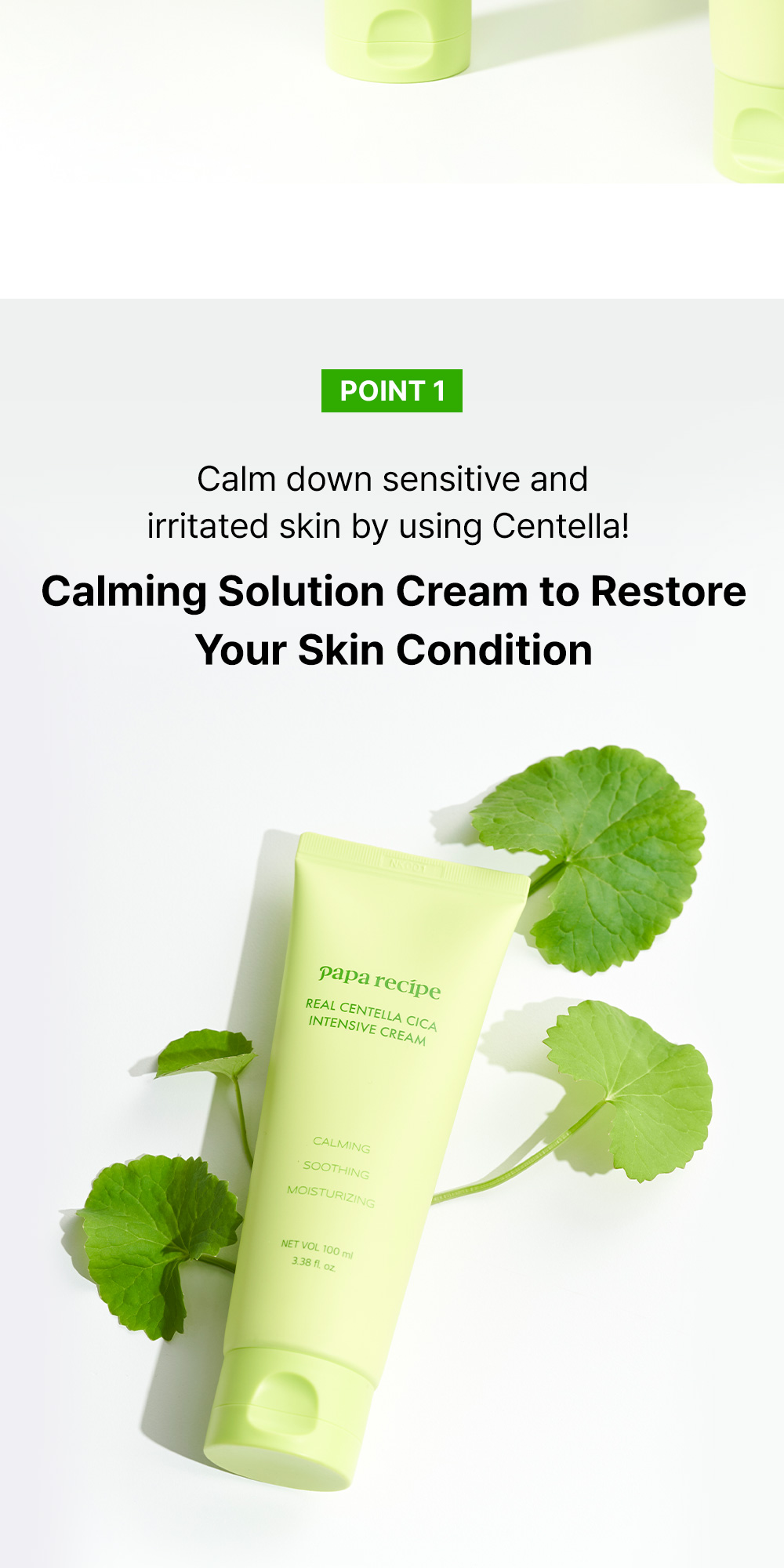 papa recipe Real Centella Cica Intensive Cream (50ml/100ml) | Shopee ...