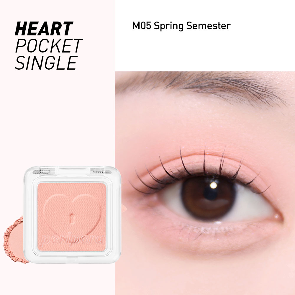 [PERIPERA] Heart Pocket Single Eyeshadow 19 Color l Curated Color ...