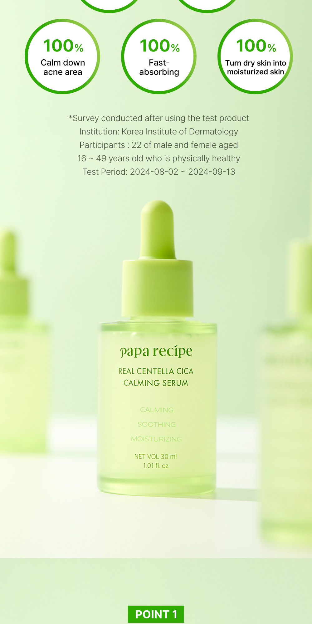 papa recipe Real Centella Cica Calming Serum (30ml) | Shopee Philippines