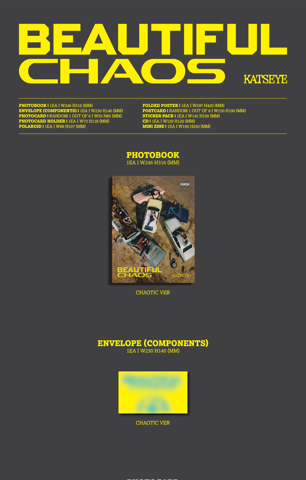 [POB] KATSEYE [BEAUTIFUL CHAOS] 2nd EP Album (27th Jun.2025) | Shopee Philippines