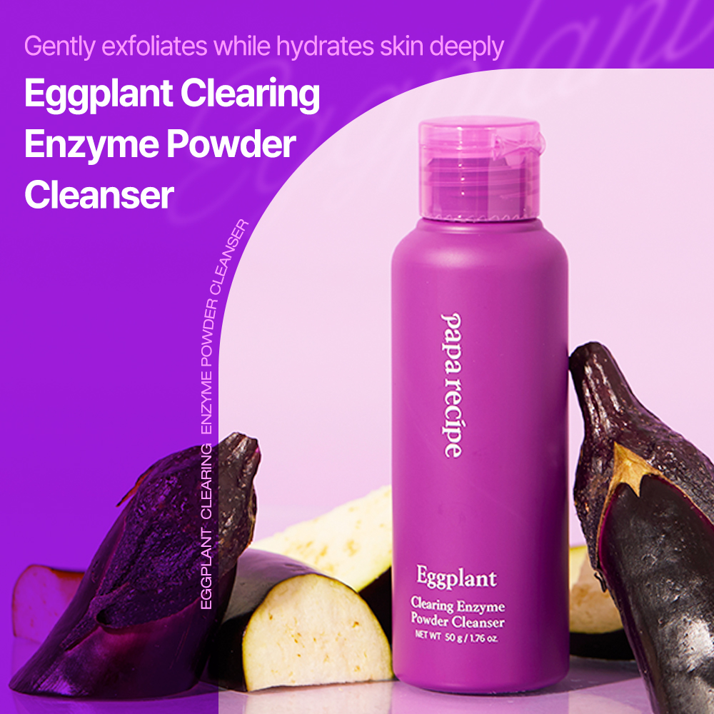 papa recipe Eggplant clearing enzyme powder cleanser (50ml) | Shopee ...