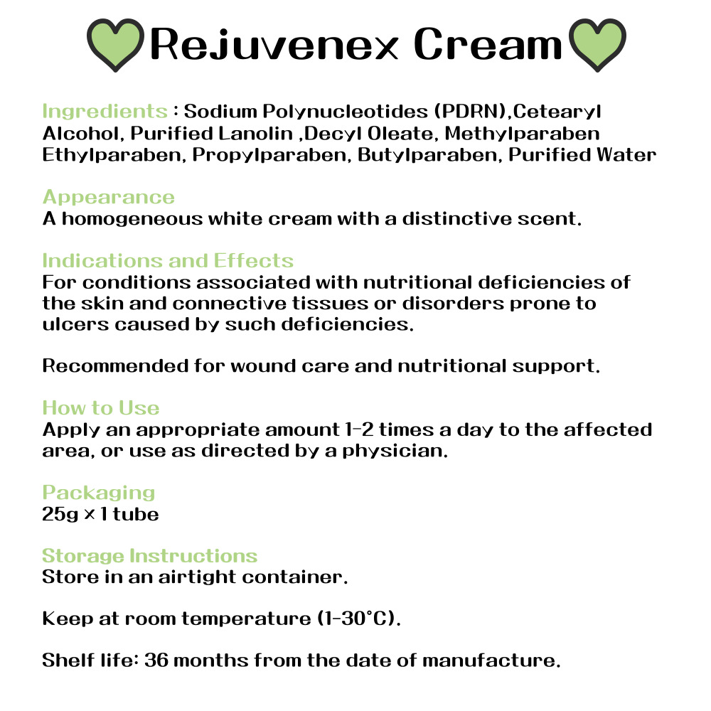 PharmaResearch Rejuvenex Cream 10g KOREA Facial Moisturizer | Shopee ...