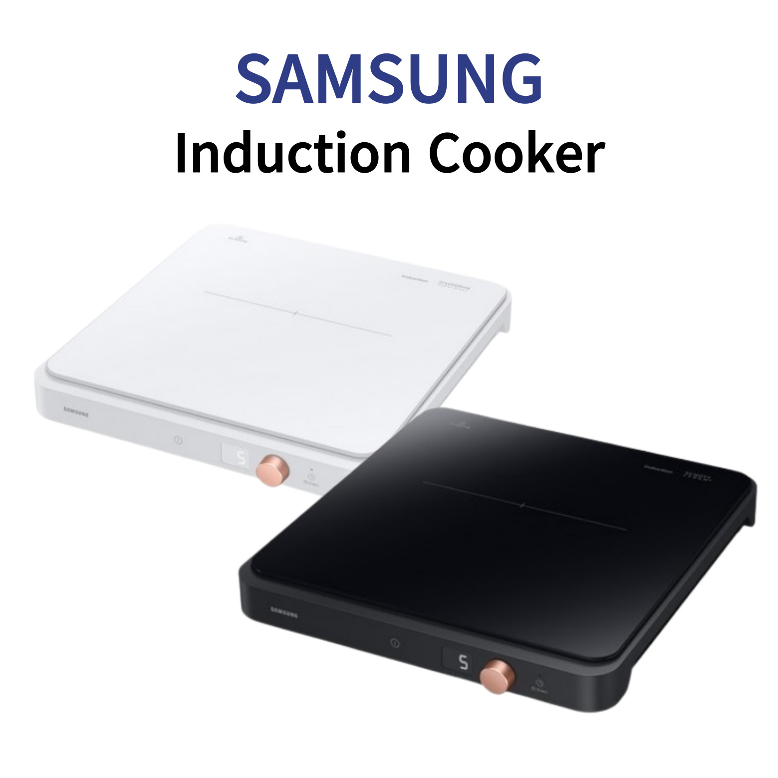 KOREA 🇰🇷 SAMSUNG Induction Cooker The Plate Single White, Black ...