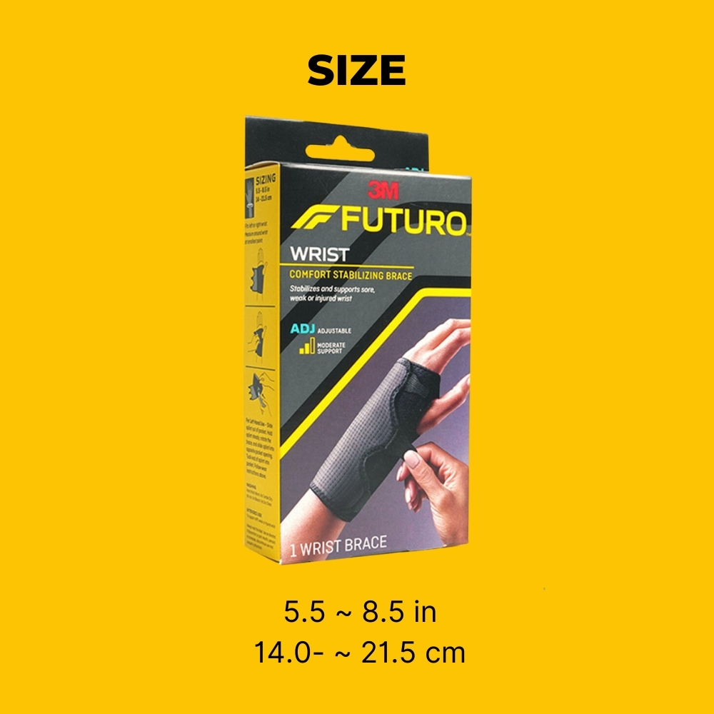 3M Futuro Adjustable Wrist Comfort Stabilizing Brace 1's - Support for ...