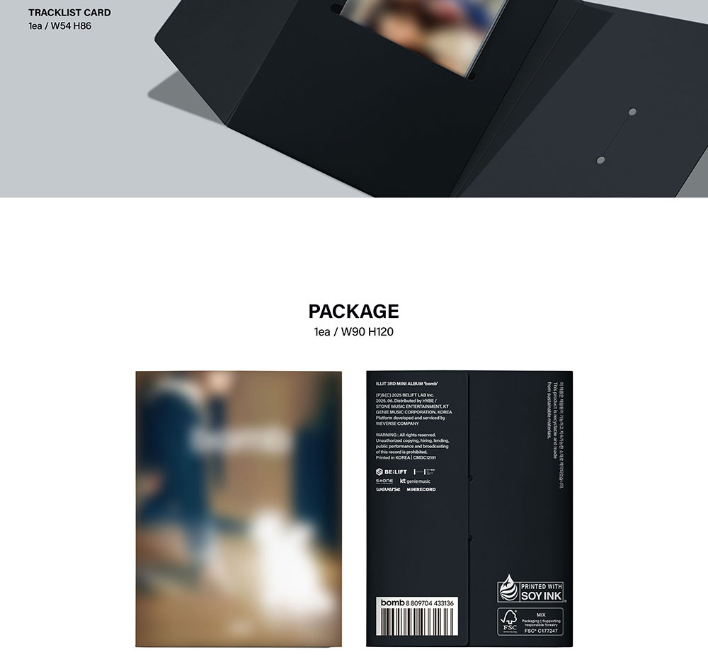 [POB] (Weverse Albums ver.) ILLIT [bomb] 3rd Mini Album (16th Jun.2025) | Shopee Philippines