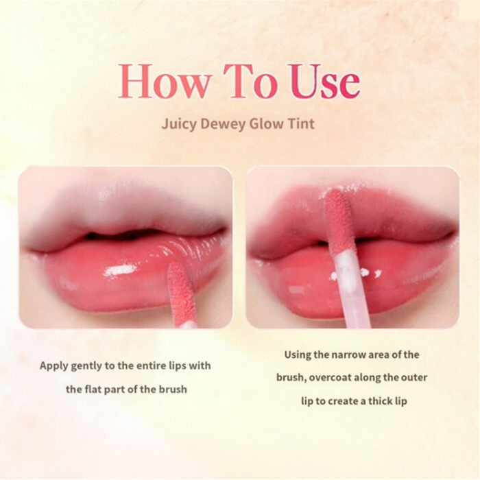 [Dasique] New Juicy Dewy Glow Tint Glowing Grossy Lips 4g - 14 Colors ...