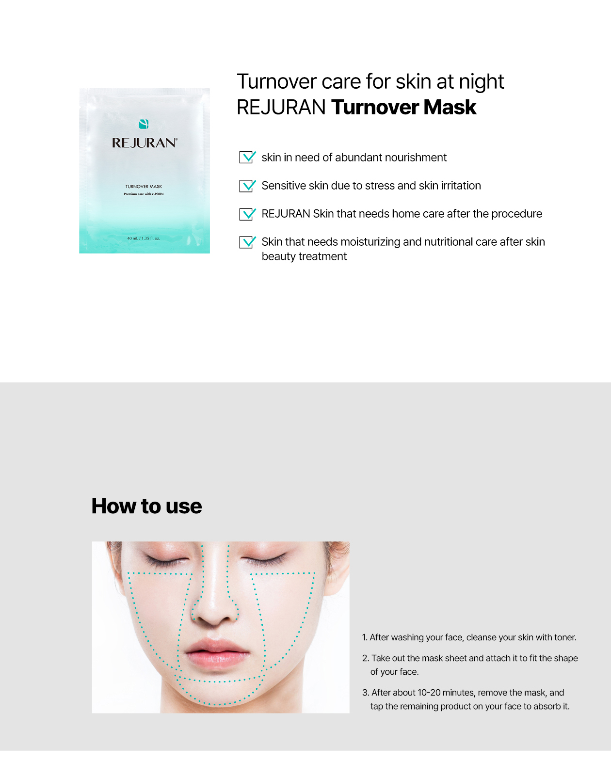 [REJURAN] Turnover Mask 2BOX | Shopee Philippines