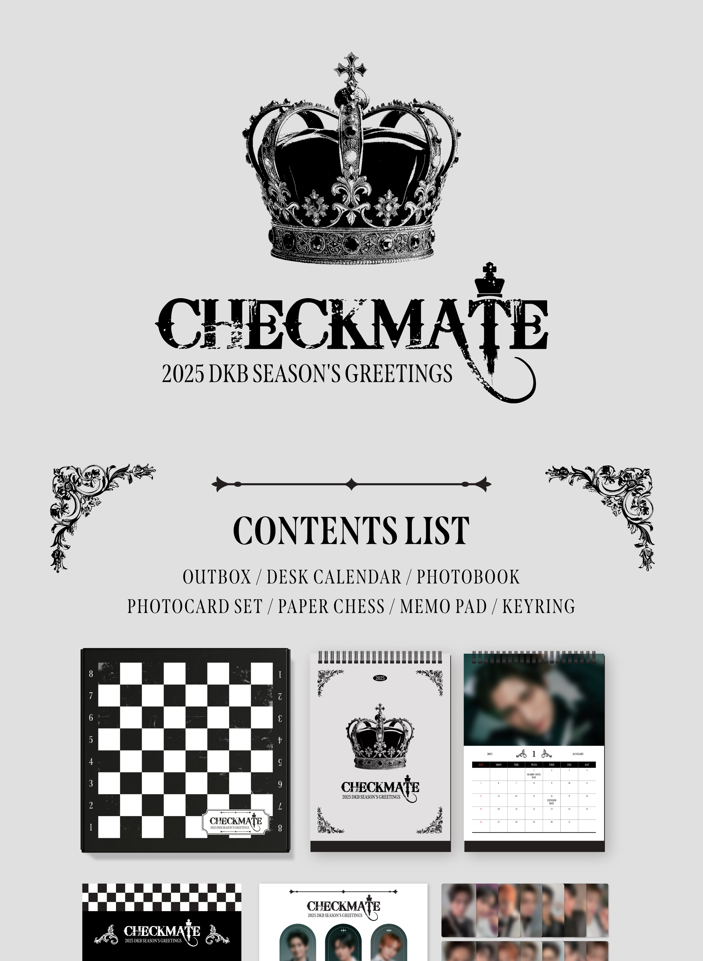 [POB] DKB [CHECKMATE] 2025 SEASON'S GREETINGS (Jan.2025) | Shopee ...
