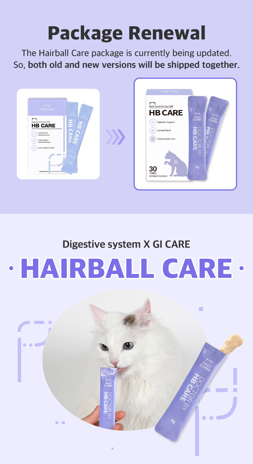 [Doctor By CAT LICKABLE SUPPLEMENTS] Cat treat stick food Hairball milk ...